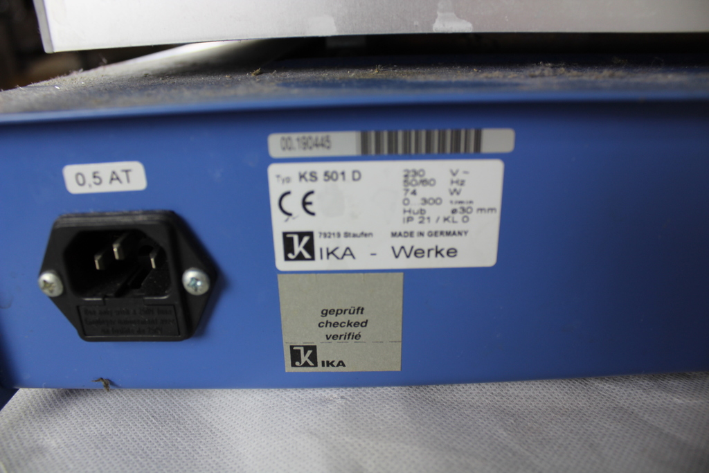 IKA Works KS 501 Digital 0-300 rpm 33 lb Low Profile Orbital Laboratory ...