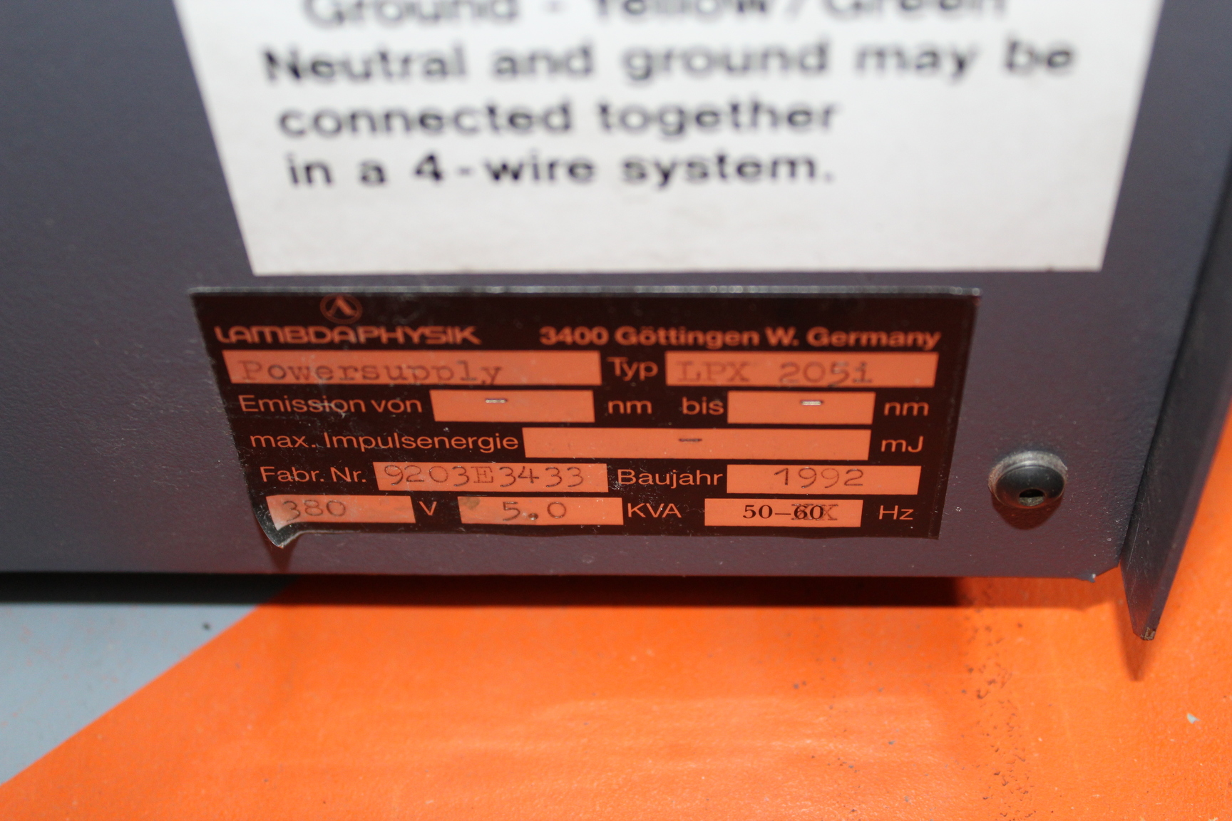 Lambda Physik LPX 200