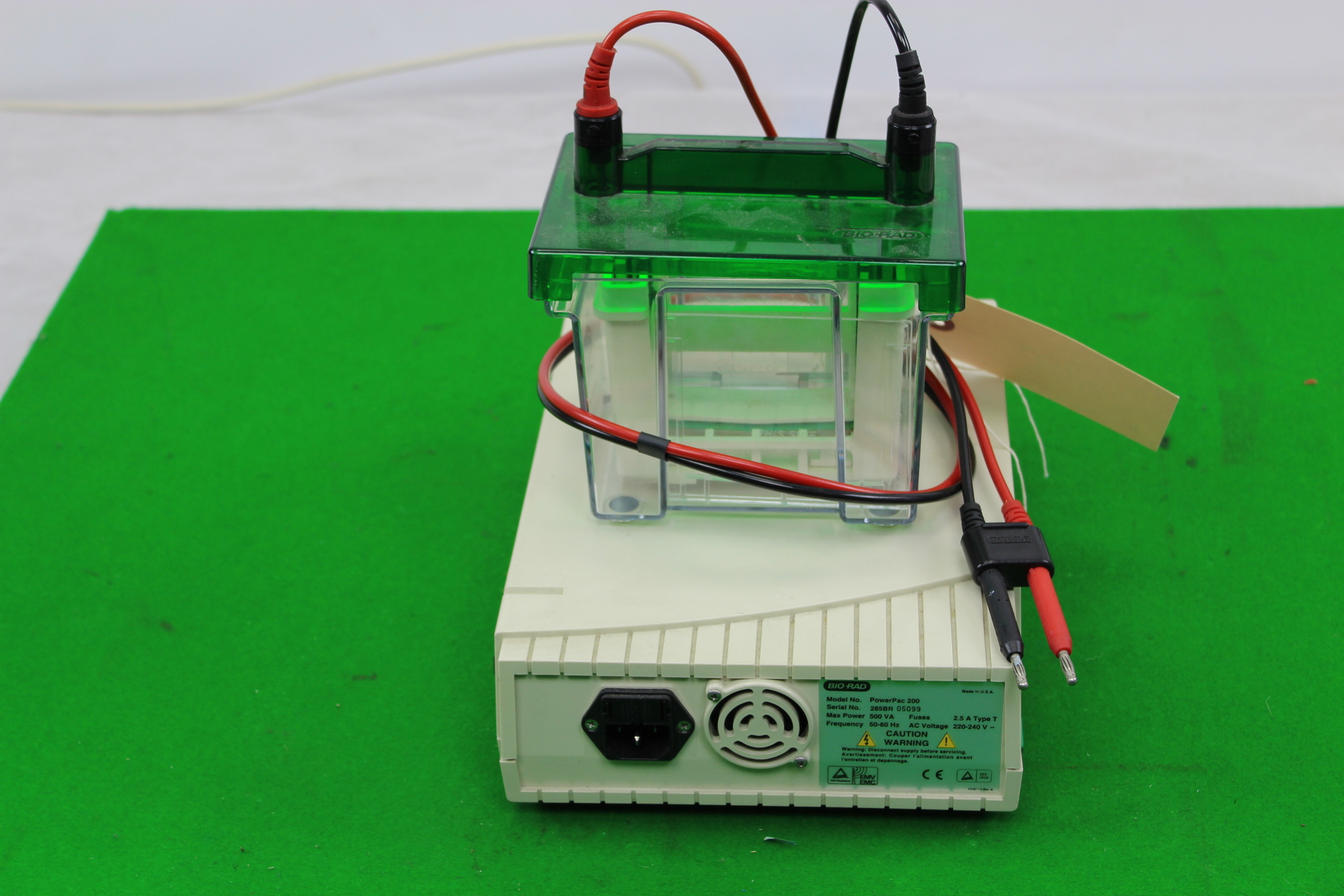 Bio-rad Power Pac 200 Power Supply Electrophoresis