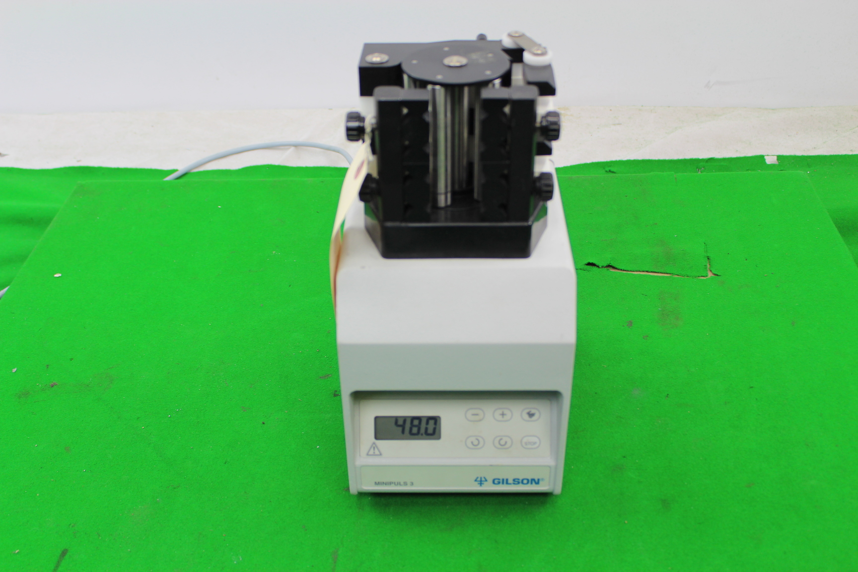 Gilson Minipuls 3 Peristaltic Pump Laboratory Scientific 4 Channel Head