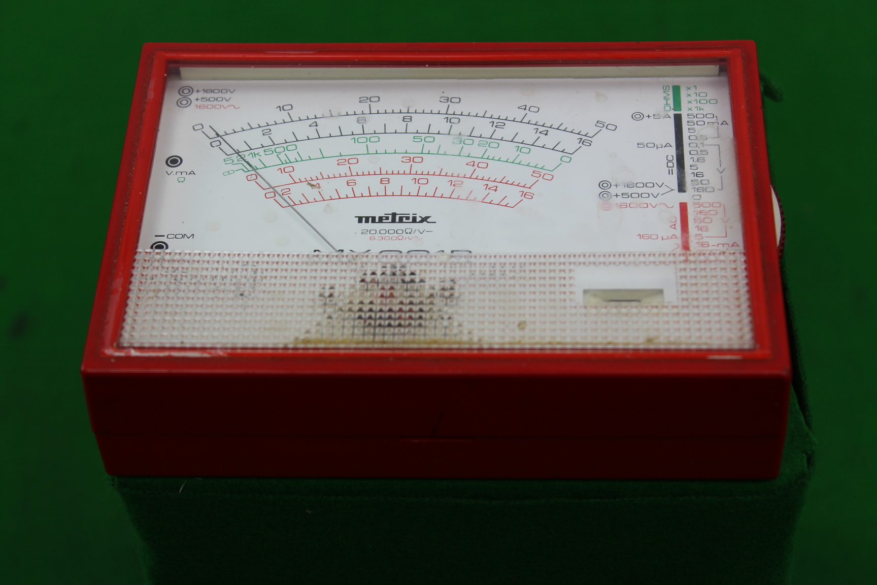 Metrix MX001B Vintage Analogue Multimeter Electrical Testing Equipment