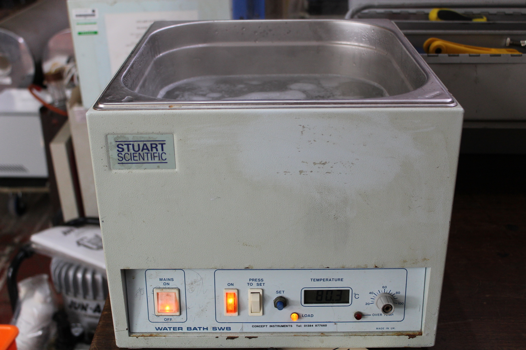 Stuart Scientific Laboratory Water Bath Model SWB