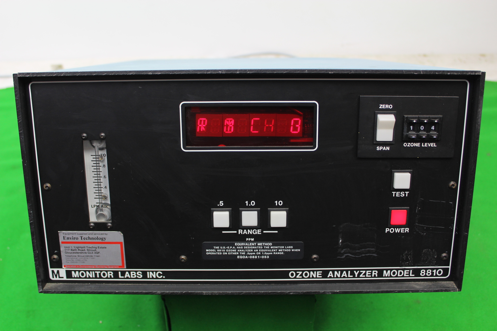 Monitor Labs Inc. Ozone Analyzer Model 8810 Laboratory Testing Equipment