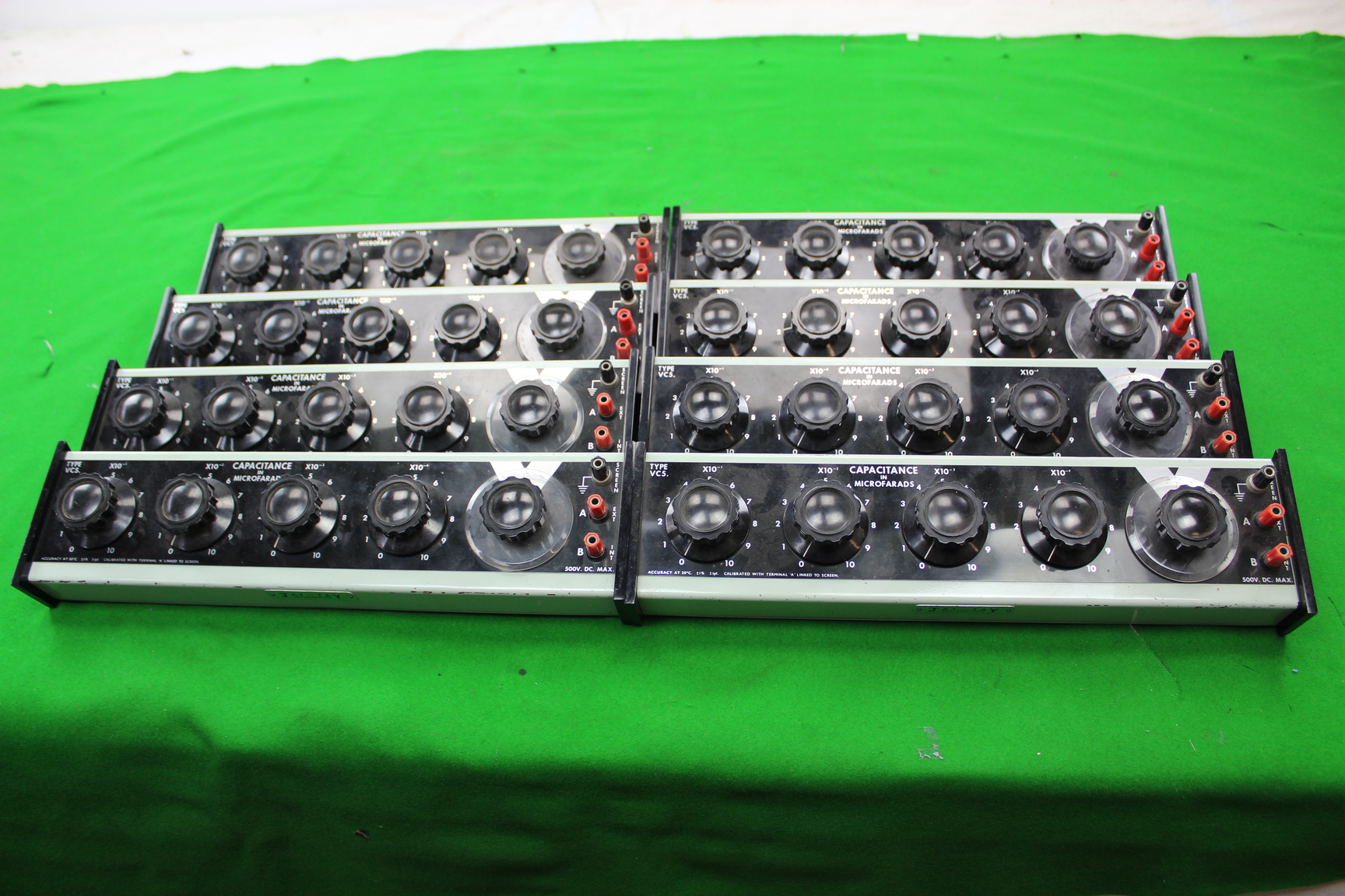 Job Lot 8 Vintage Type VC5 Capacitance in Microfarads Educational ...