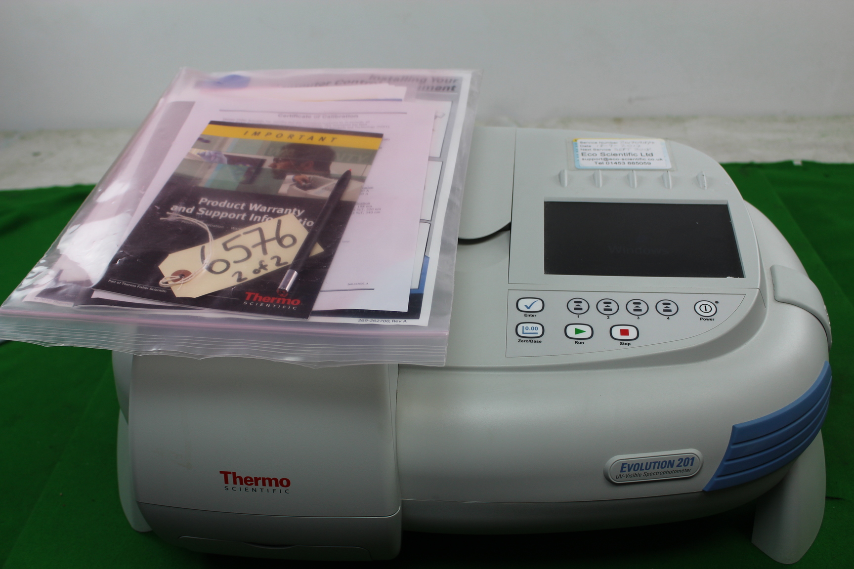 Thermo Scientific Evolution 201 UV/Vis Spectrophotometer Lab Equipment
