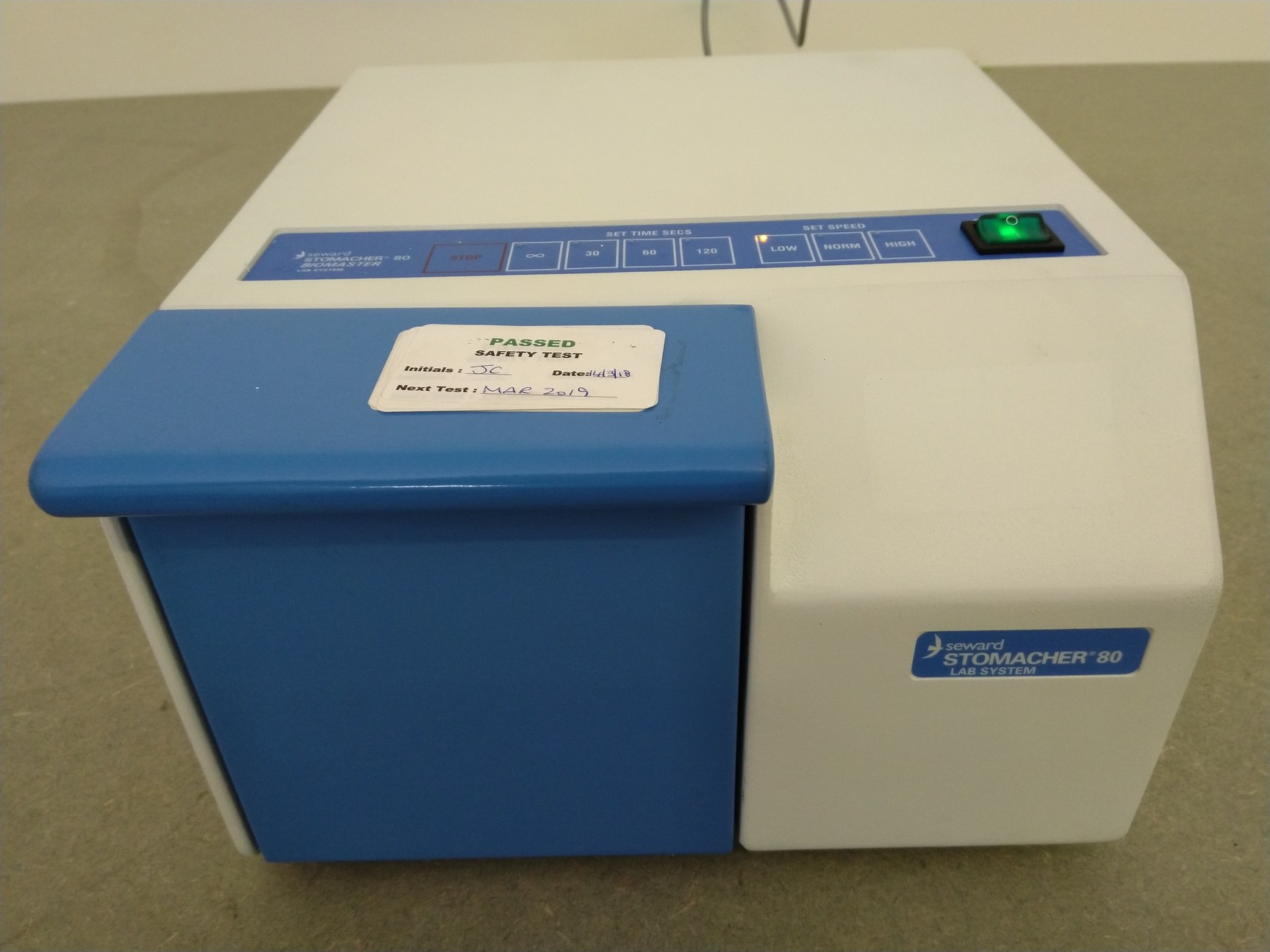 Seward Stomacher 80 Biomaster Laboratory Paddle Blender