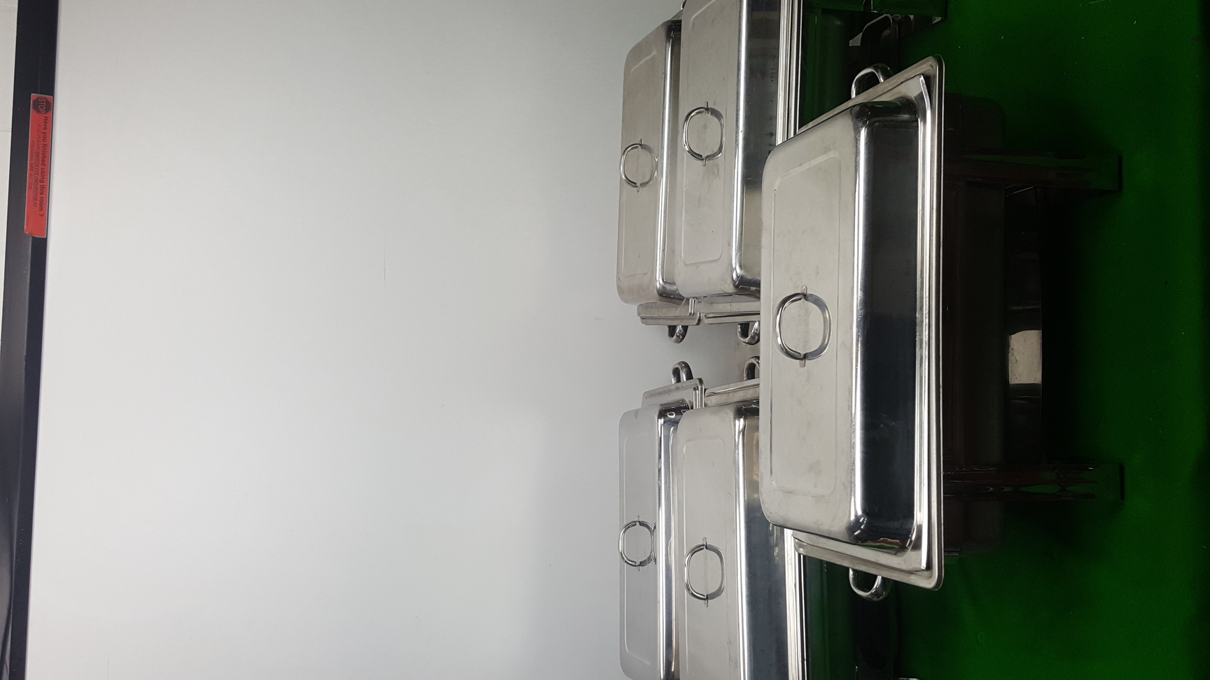 Set of 5 Stainless Steel Sunnex Chaffing Dishes Hot Food Buffet Catering