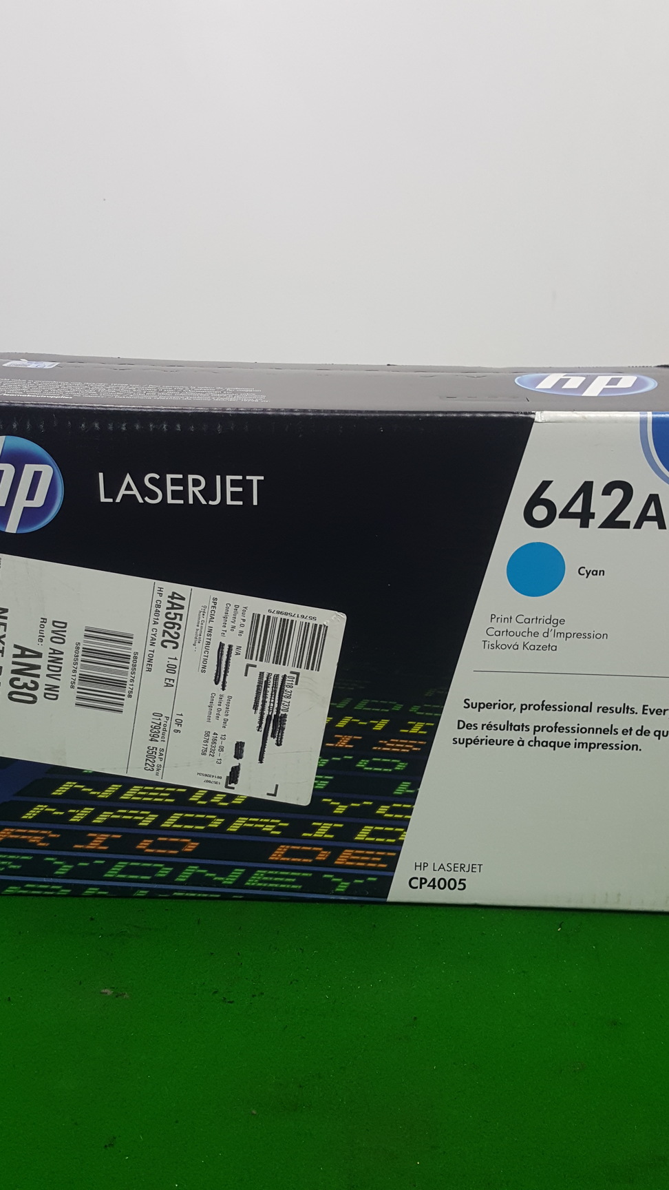 HP CB401A Cyan Original LaserJet Toner Cartridge