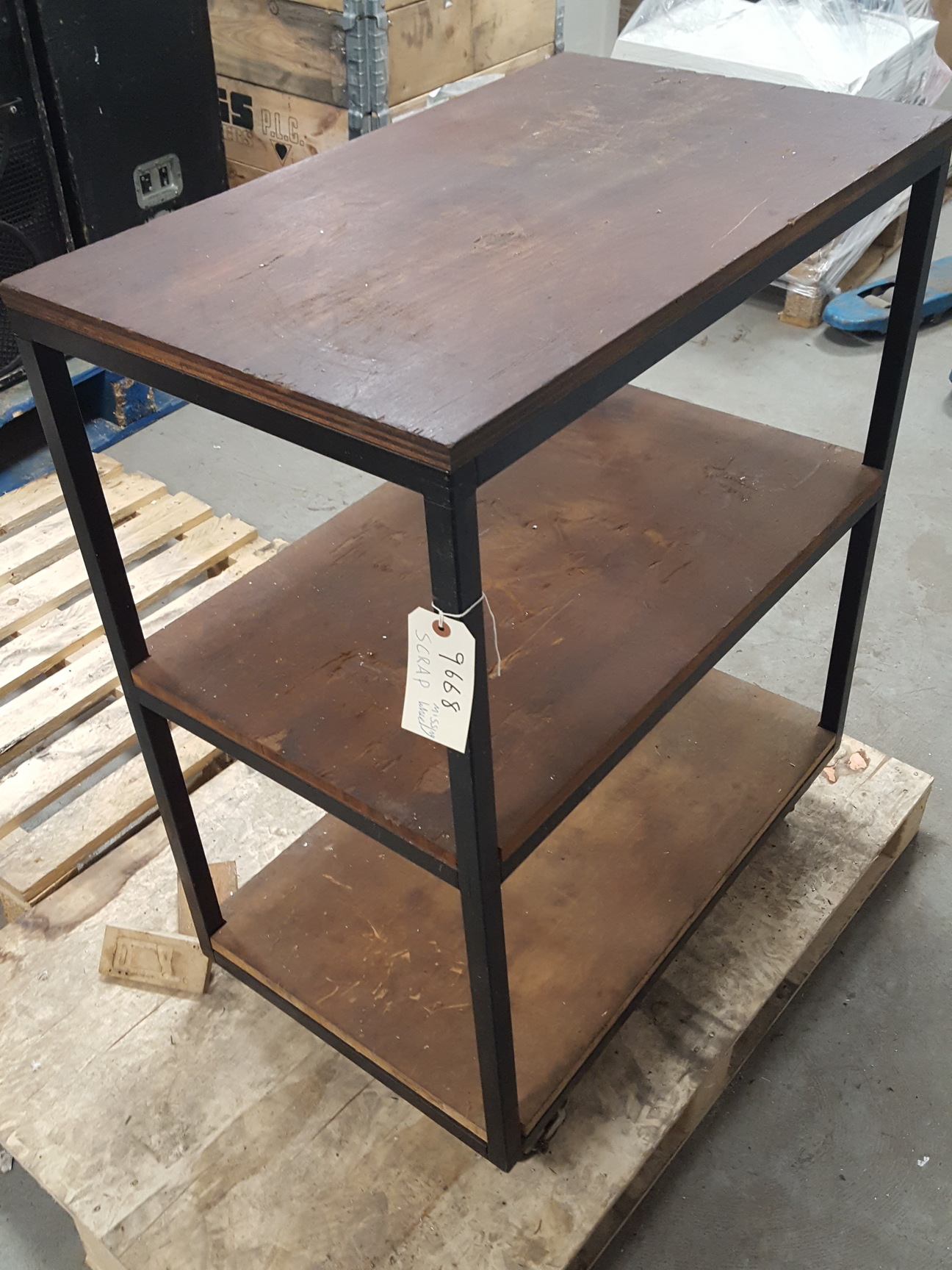 3-Tier Workshop Table Trolley