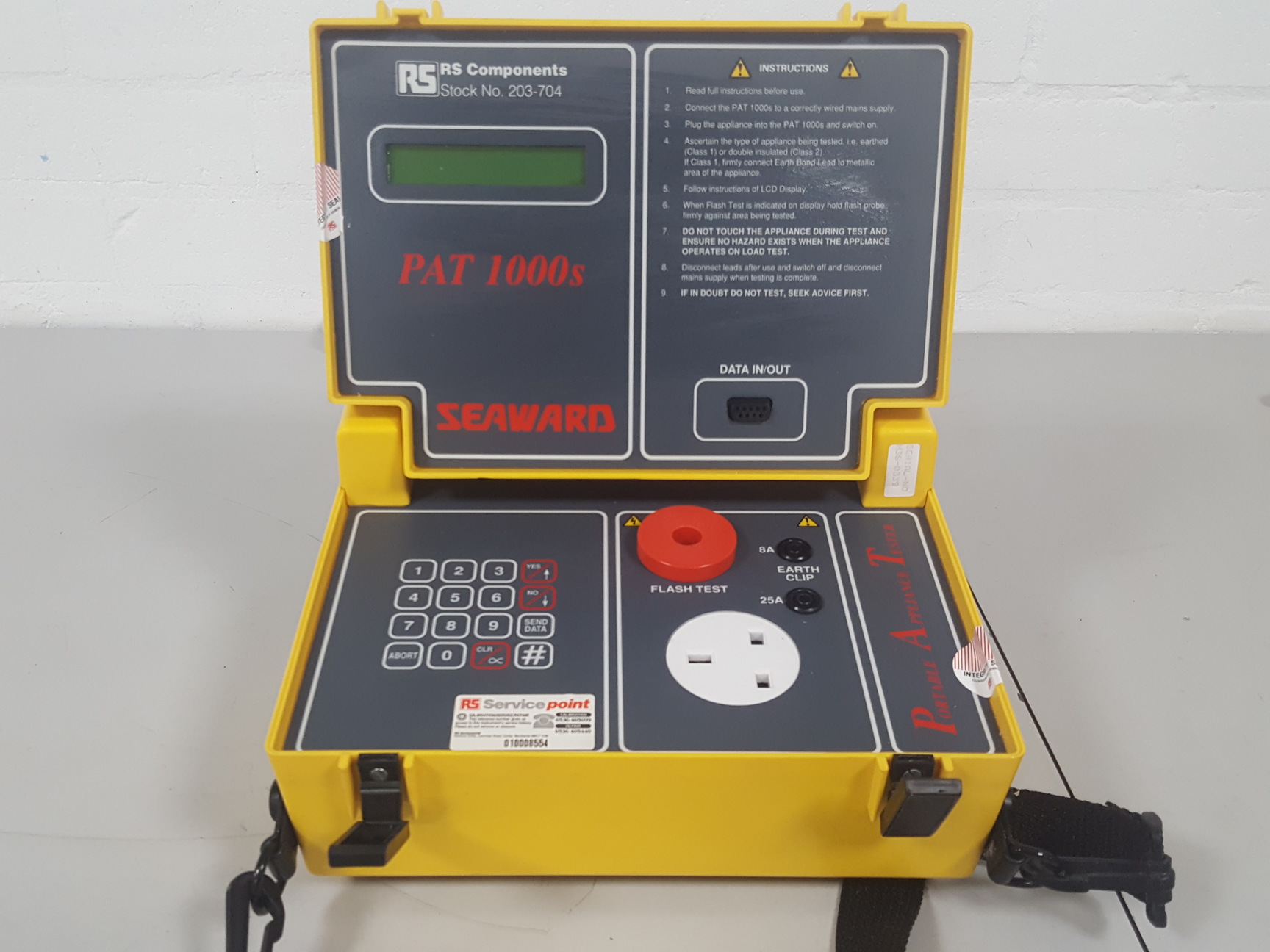 Seaward PAT1000S Portable Appliance Tester Lab Scientific Equip