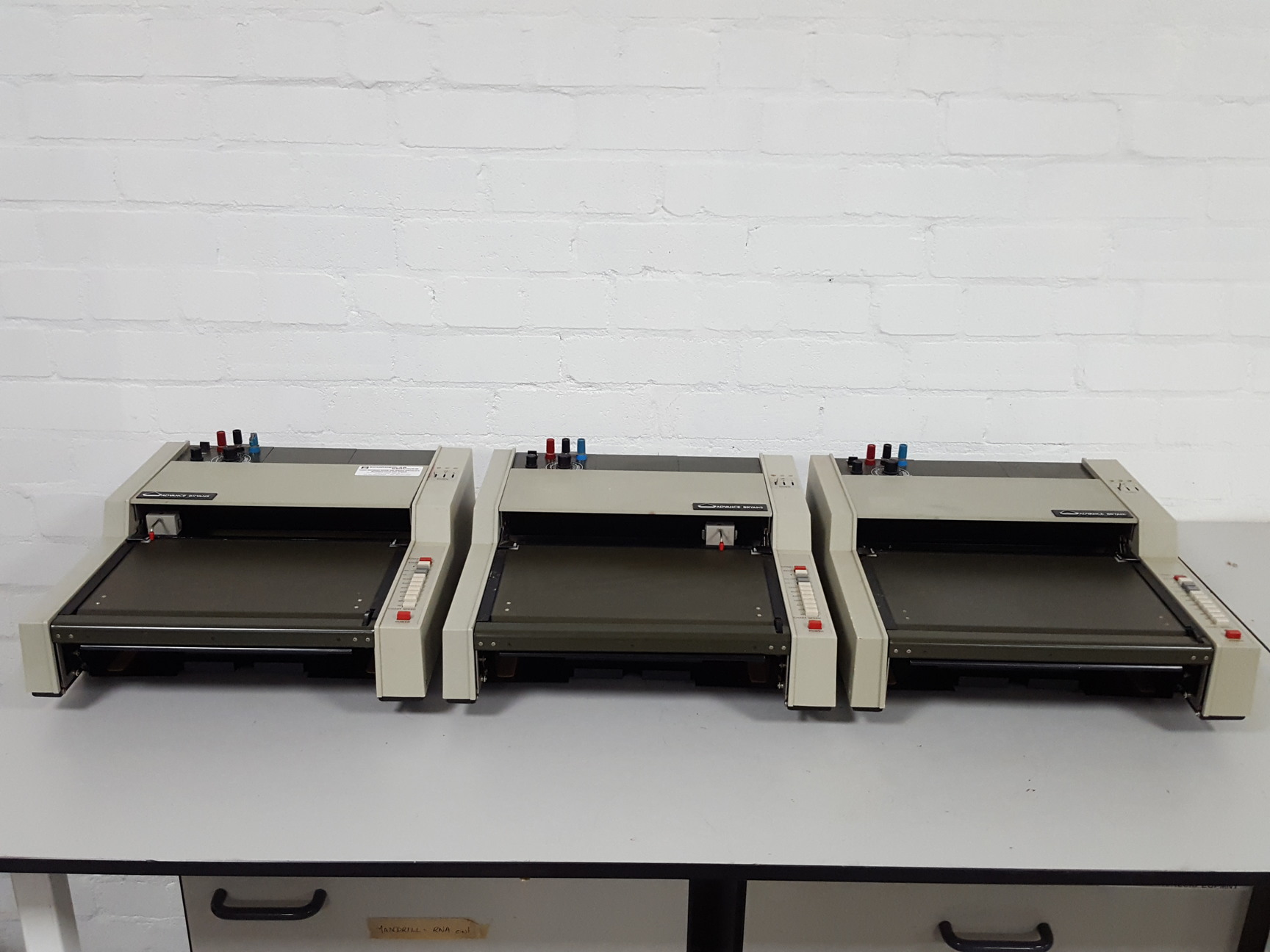 3x Advance Bryans Chart Recorders Linear Recorder Lab