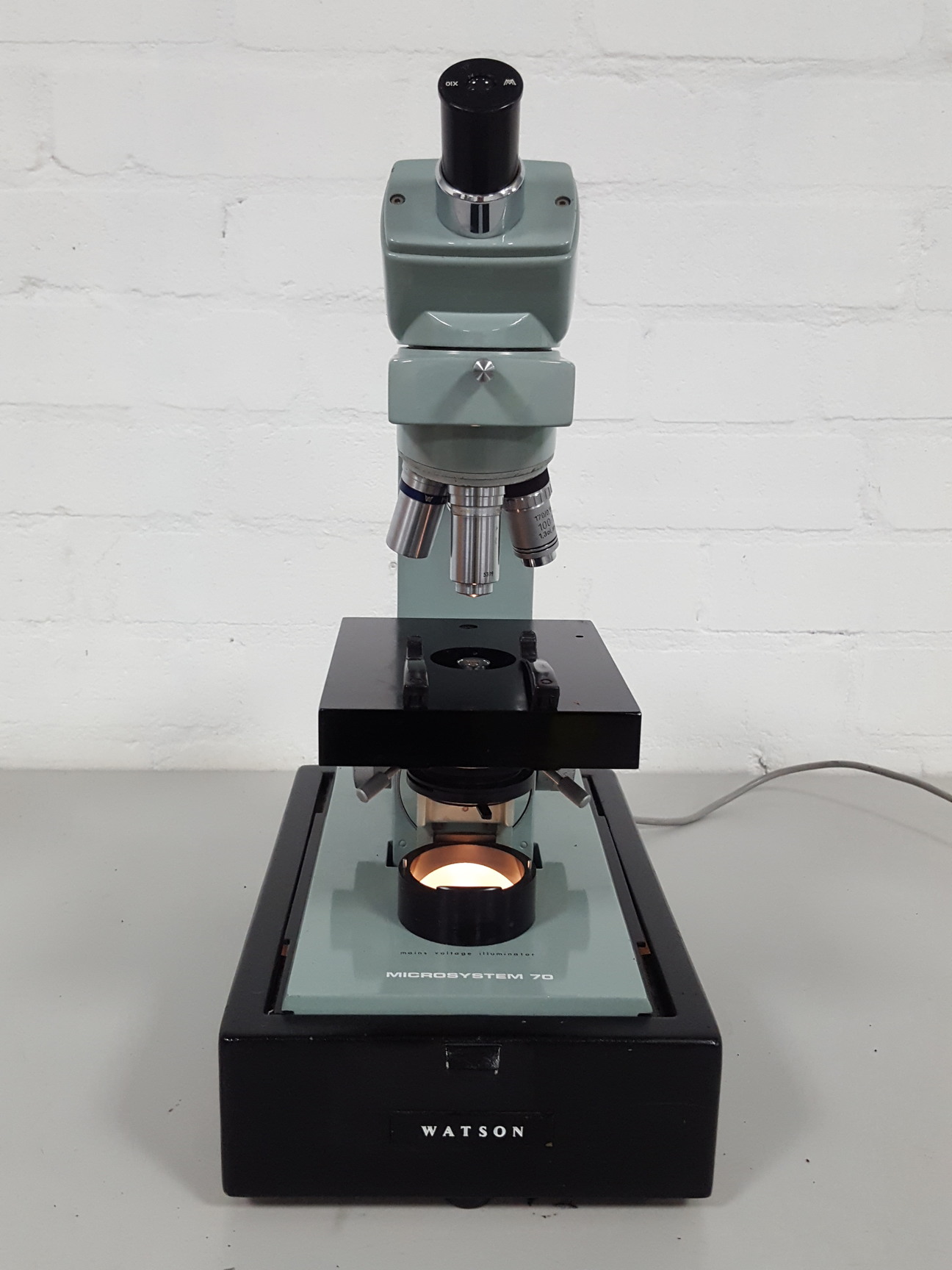 Watson Microsystem 70 Microscope + 4 Objectives