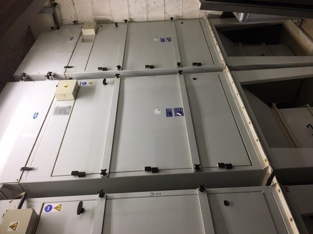 3 x Dust Extraction Units With Galvanised Ducting - Dust Control System