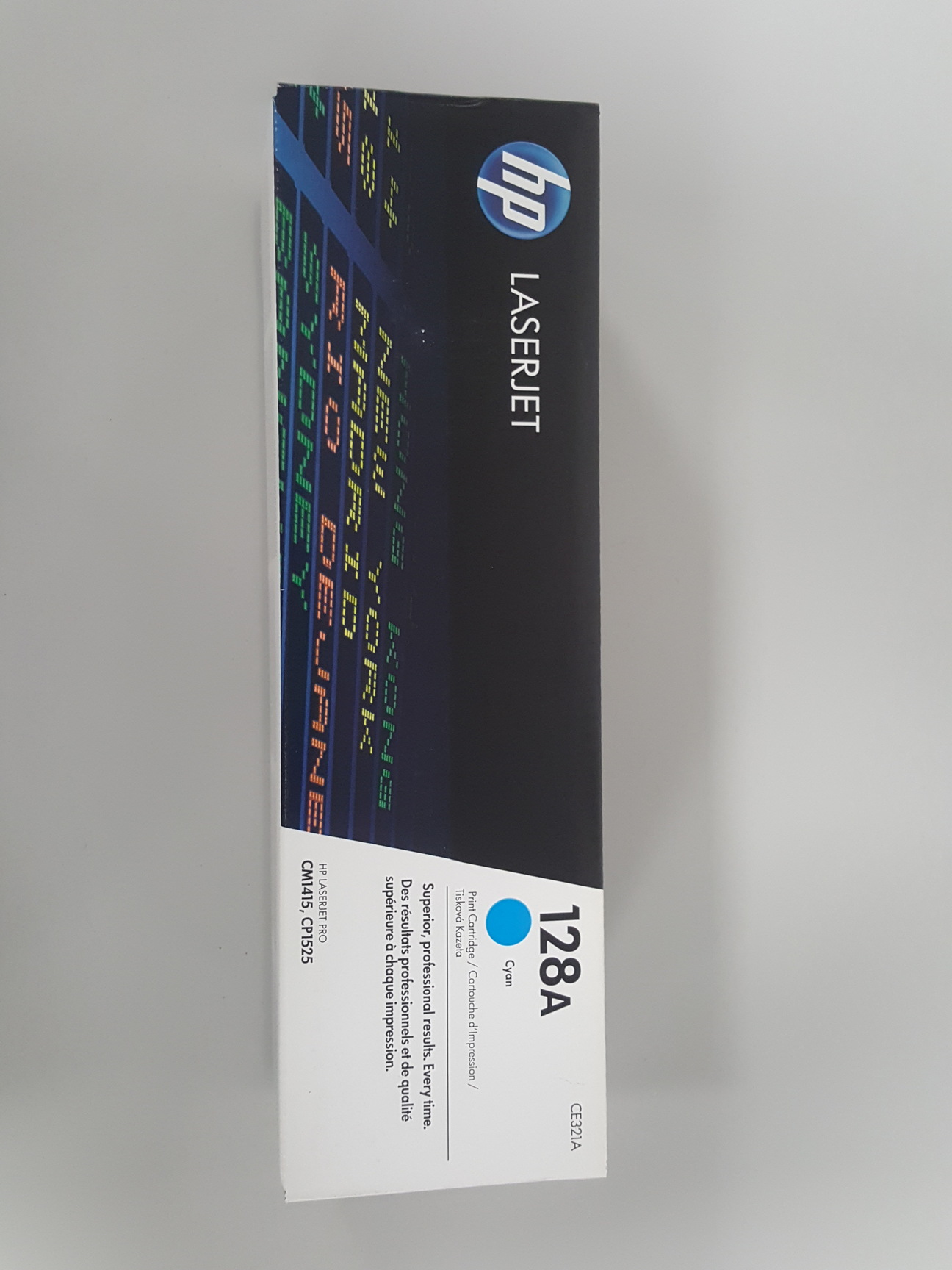 Genuine HP LaserJet 128A CE321A Cyan Printer Toner Cartridge