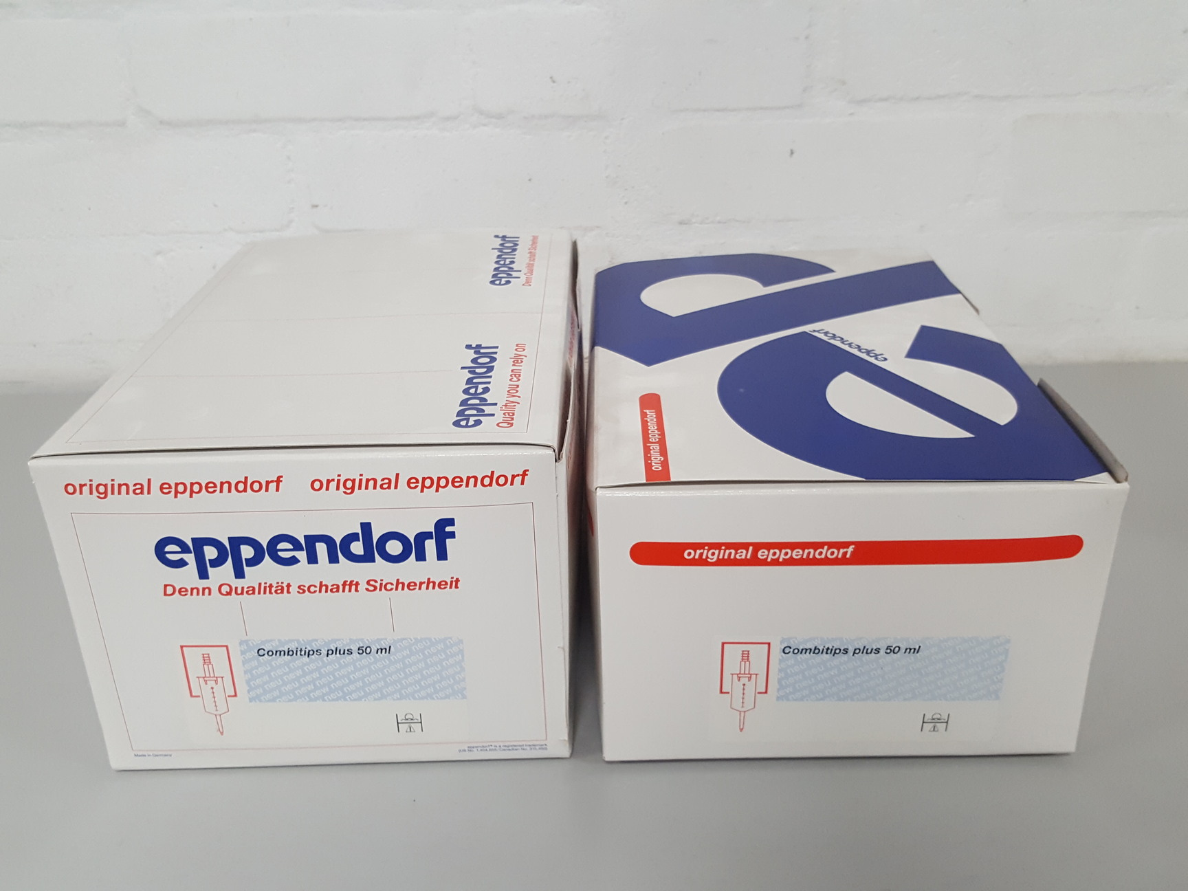 2x Boxes of Eppendorf CombiTips Plus 50ml Pipette Combi Tips Lab