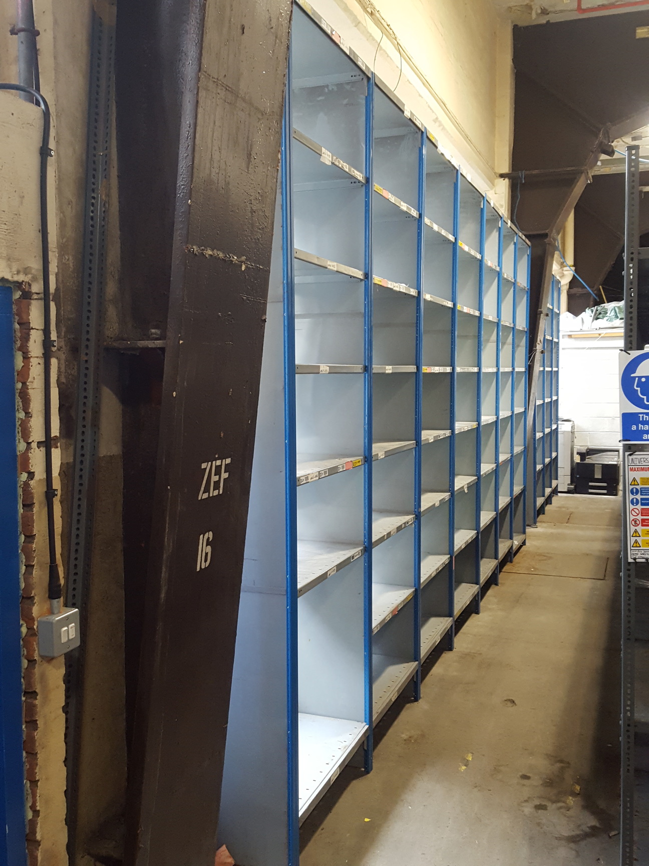 Dexion Speedlock Boltless Warehouse / Garage Steel Racking, 10 Bays, 3 ...