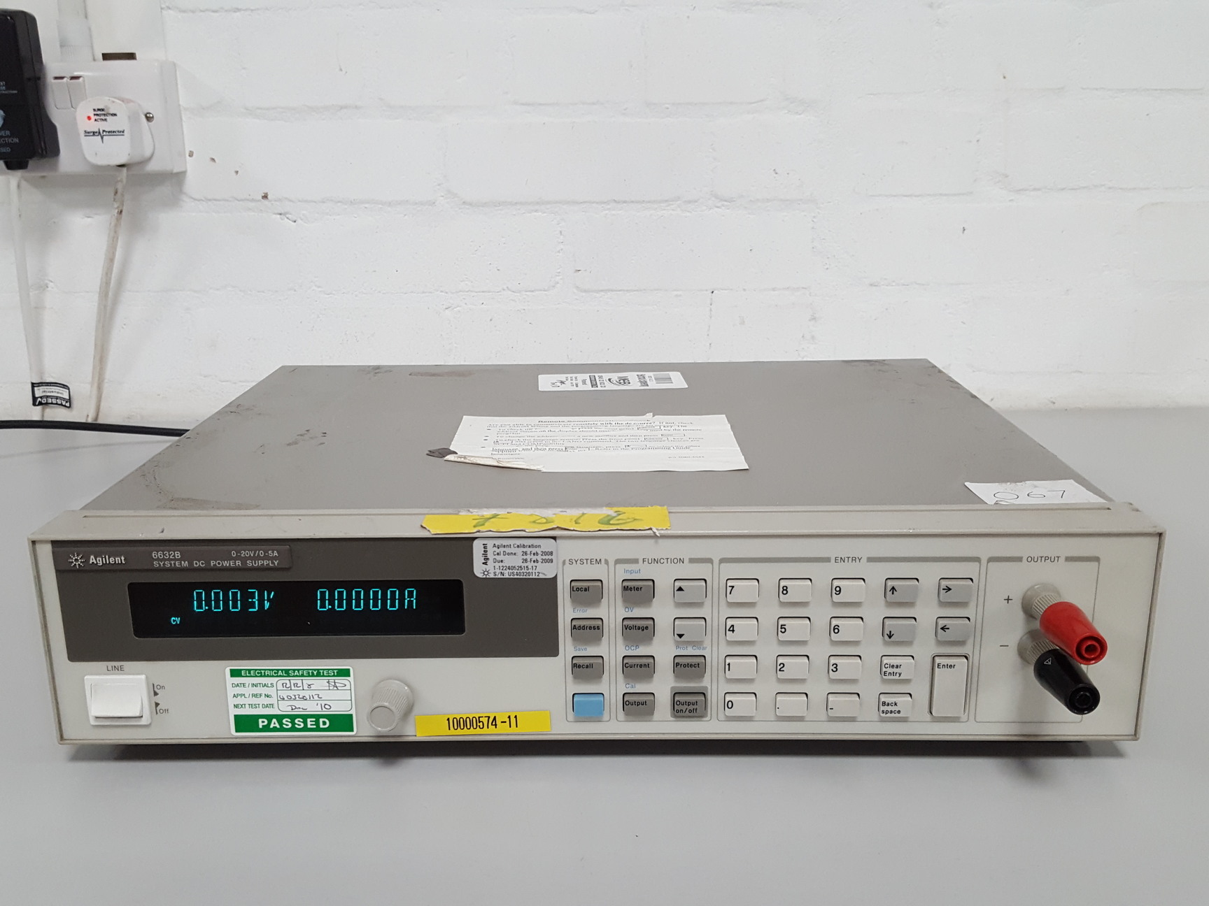 Agilent 6632B System DC Power Supply Lab Electrical