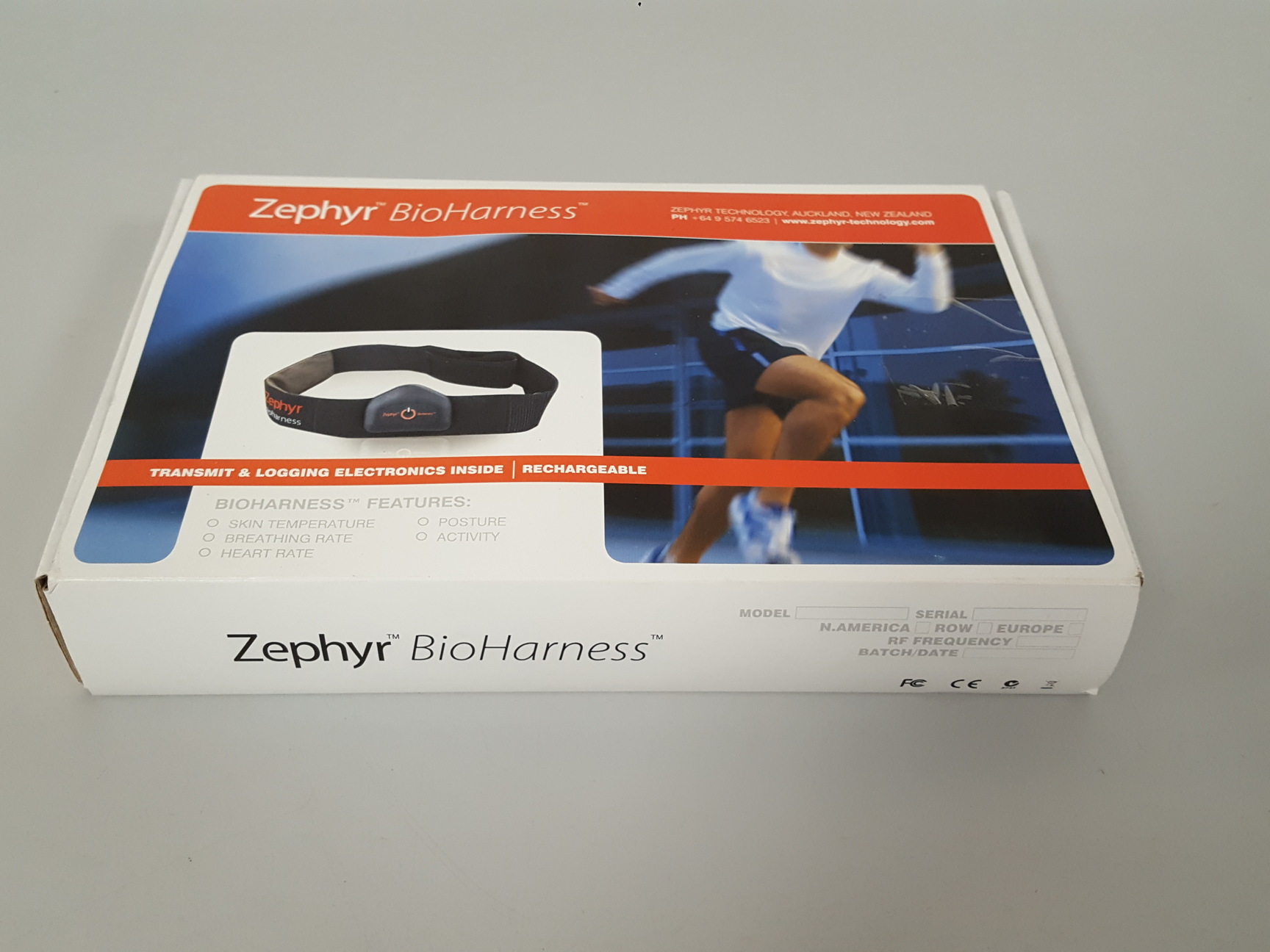 Zephyr BioHarness Professional Human Physiology Athlete Monitoring ...