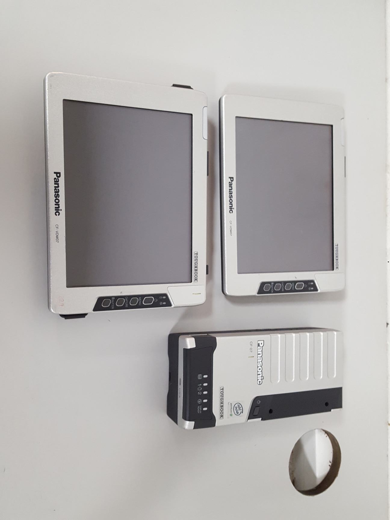 Panasonic Toughbook CF07 PC Module + Pair of Toughbook Monitors CF-VDW07