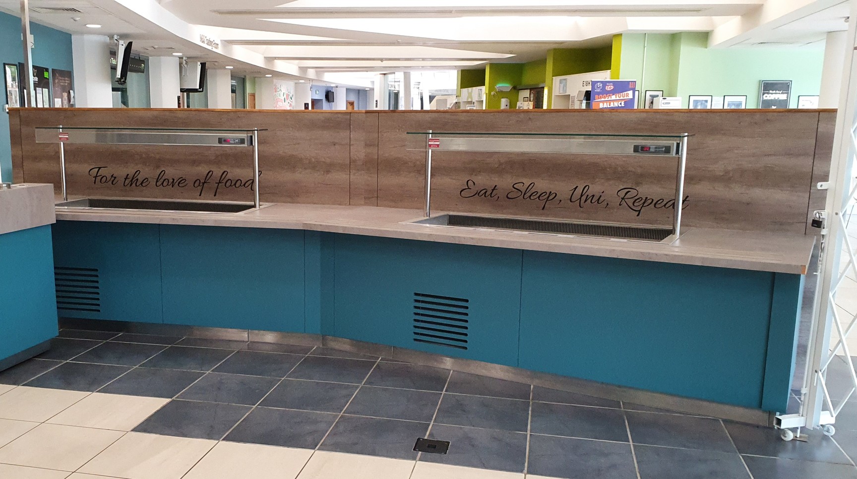 Cold Food & Drinks Servery / Buffet Counter Catering Unit 540x100x140cm