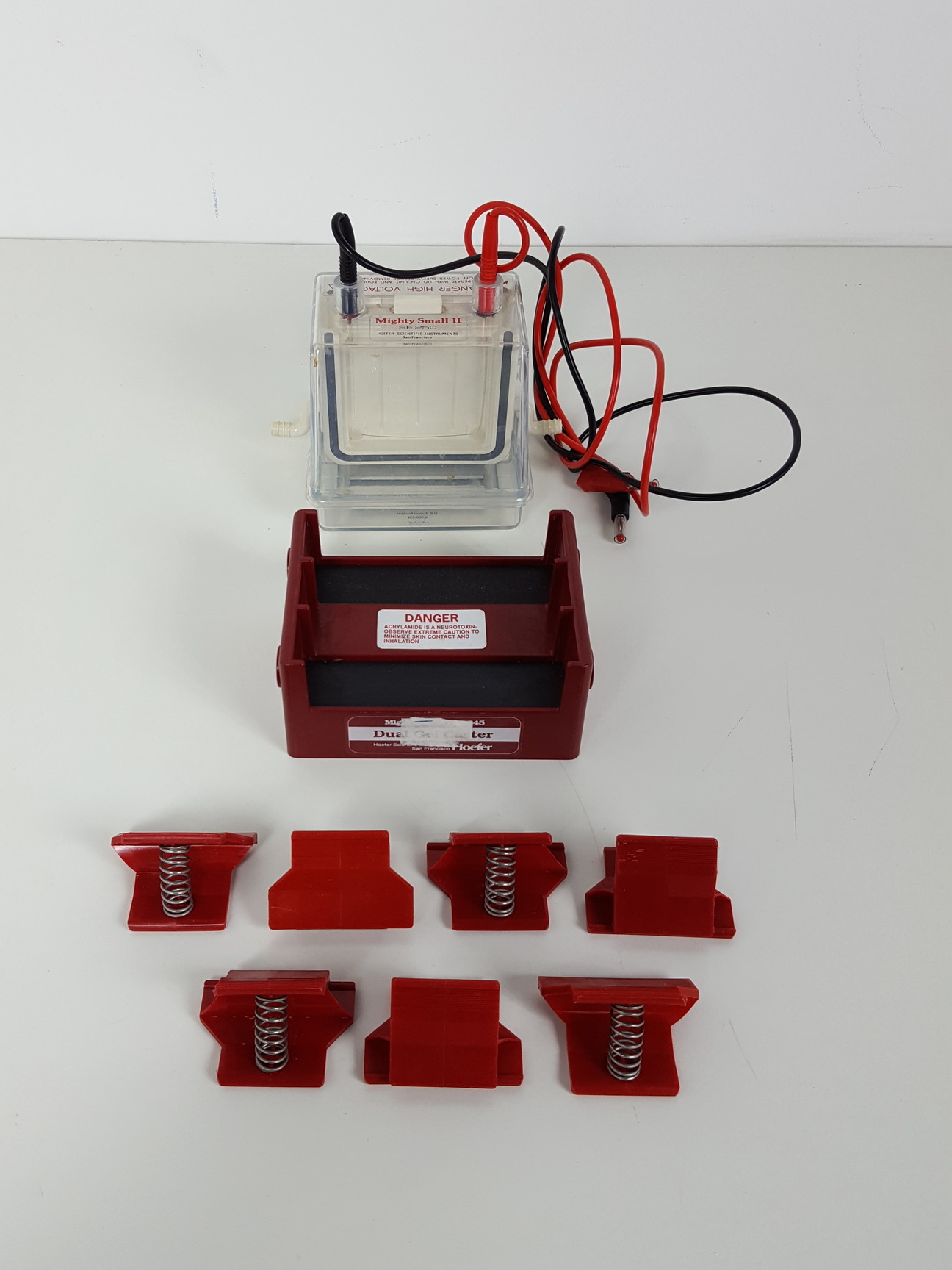 Hoefer Mighty Small II SE 250 Electrophoresis Unit & 245 Dual Gel ...