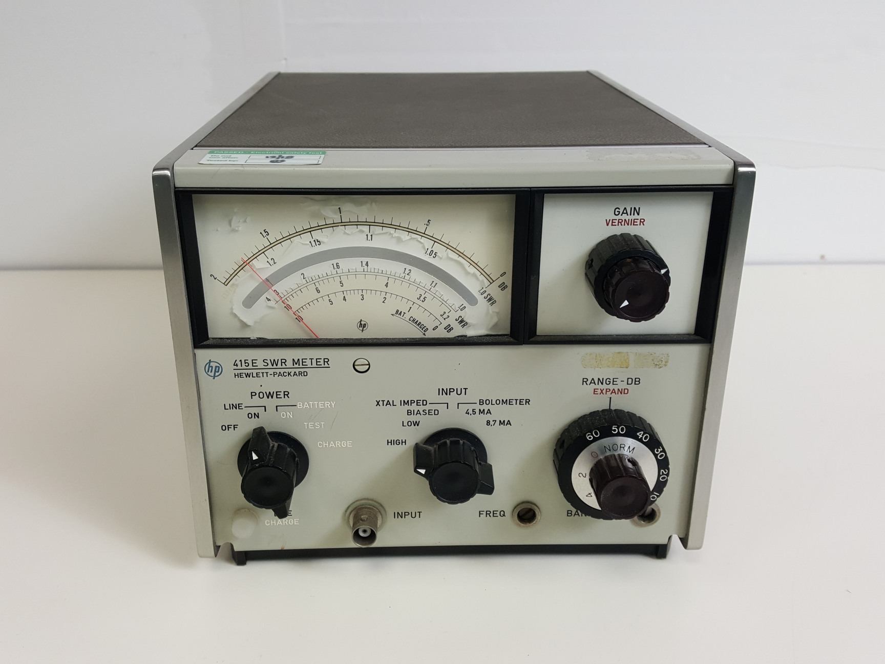 HP Hewlett Packard Model 415 E SWR Meter Lab
