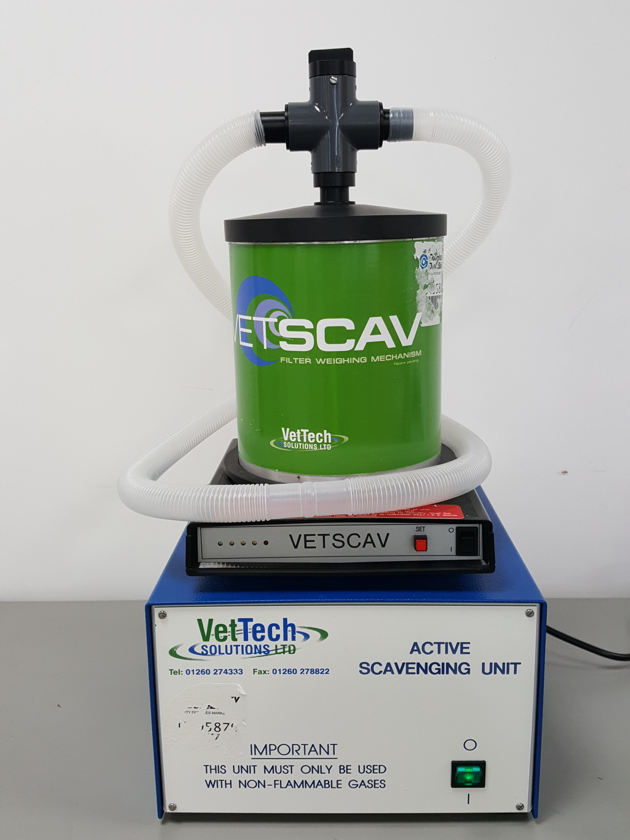 VetTech Active Scavenging Unit w/ Vetscav Filter Weighing Mechanism Lab