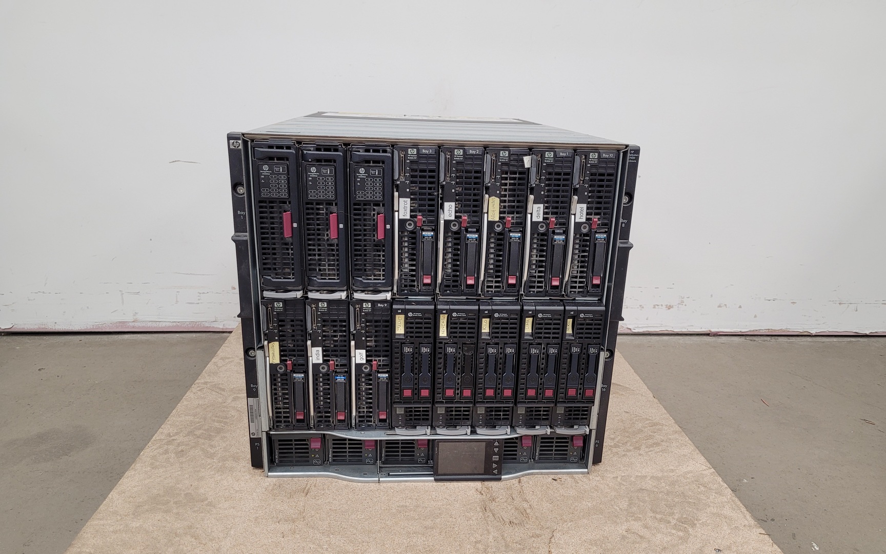 HP BLc7000 Server Blade Chassis BLc BL c7000 507019-B21 Enclosure