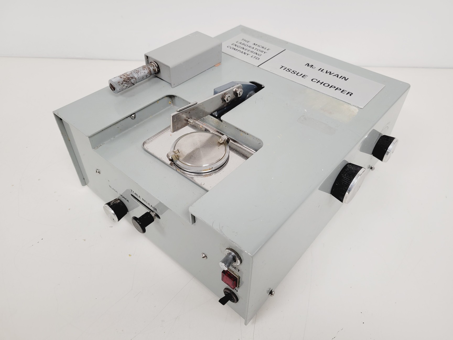 Mickle Laboratory McIlwain Tissue Chopper Lab