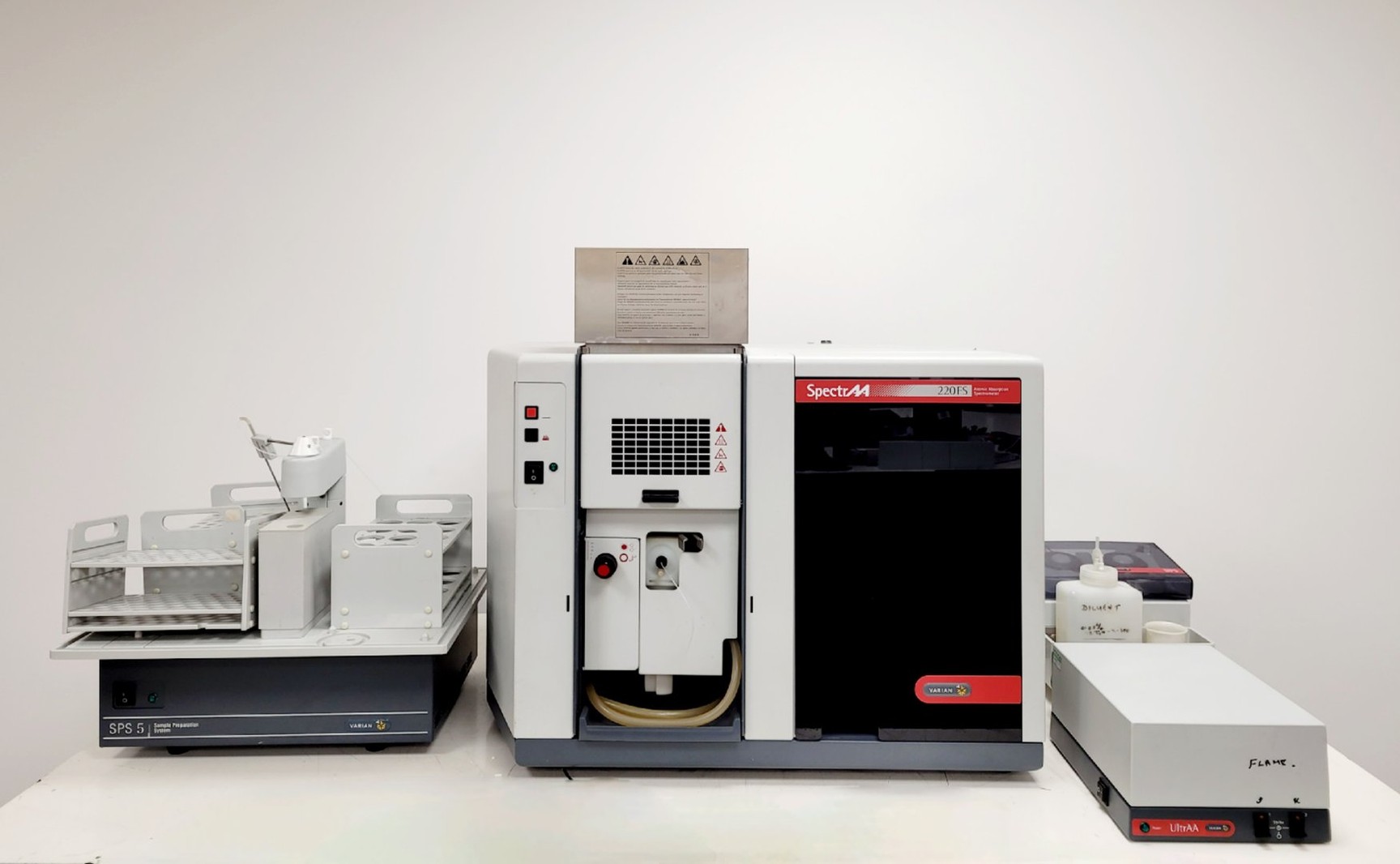 Varian SpectrAA 220FS Atomic Absorption Spectrometer Lab