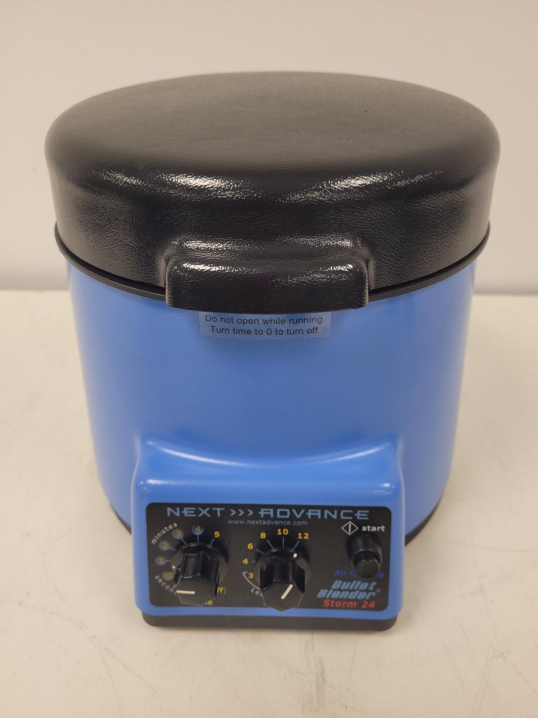 Next Advance Bullet Blender Storm 24 Homogeniser Lab
