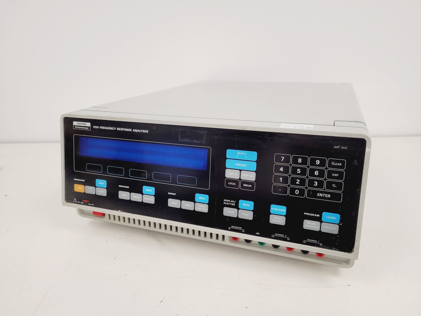 Solartron Schlumberger 1250 Frequency Response Analyser Spares or Repairs