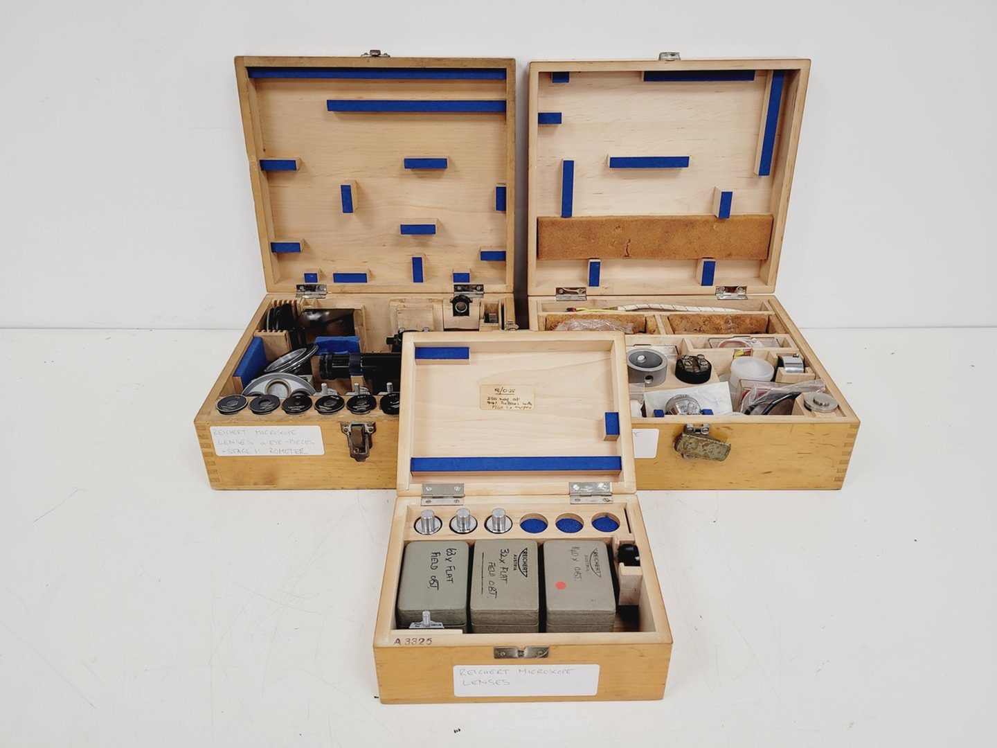 Parts of Vintage 1950s Reichert Universal Camera Microscope MeF D P100 A